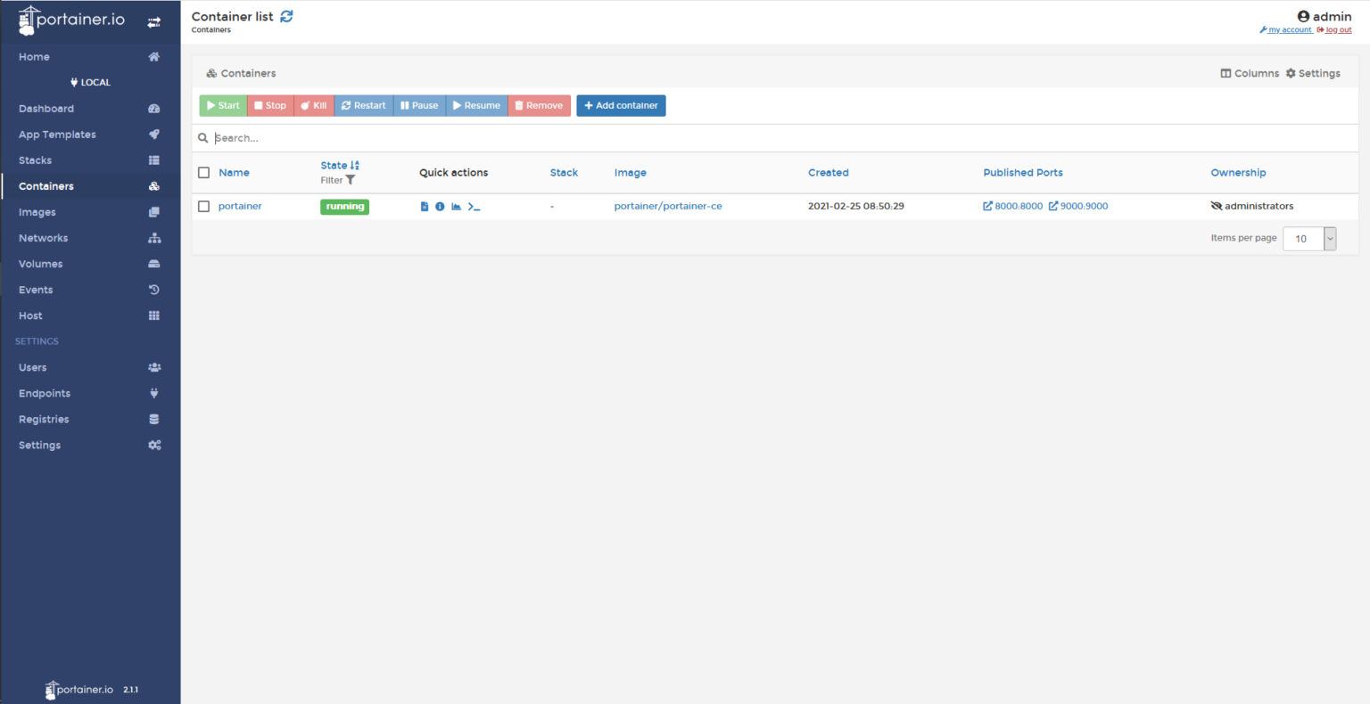 How to Setup Microsoft SQL Server Docker Image in Portainer | thebeet21